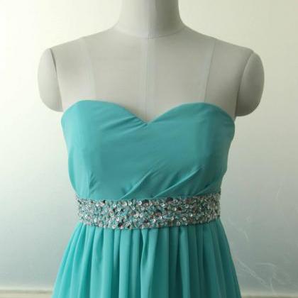 Sequins Turquoise Prom Dress Sweetheart Formal Evening Dress Celebrity ...